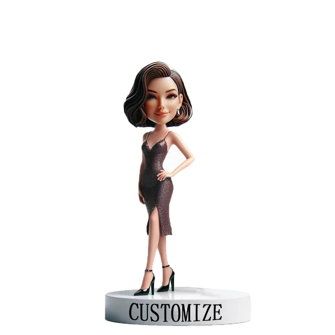 Fashion Lady CUSTOM BOBBLEHEAD（1） – Mydedor Bobblehead and Custom gifts ...